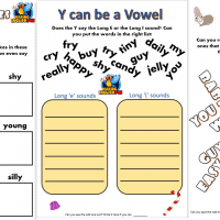 Y as a Vowel Sound FREE WorksheetsMaking English Fun