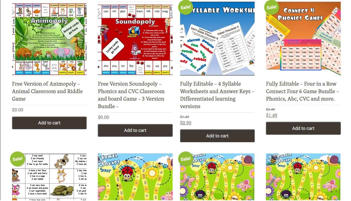 Making English Fun has an Online Store!Making English Fun