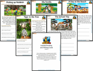 Grade 2 Reading Writing Comprehension Cards For KindI Primary And
