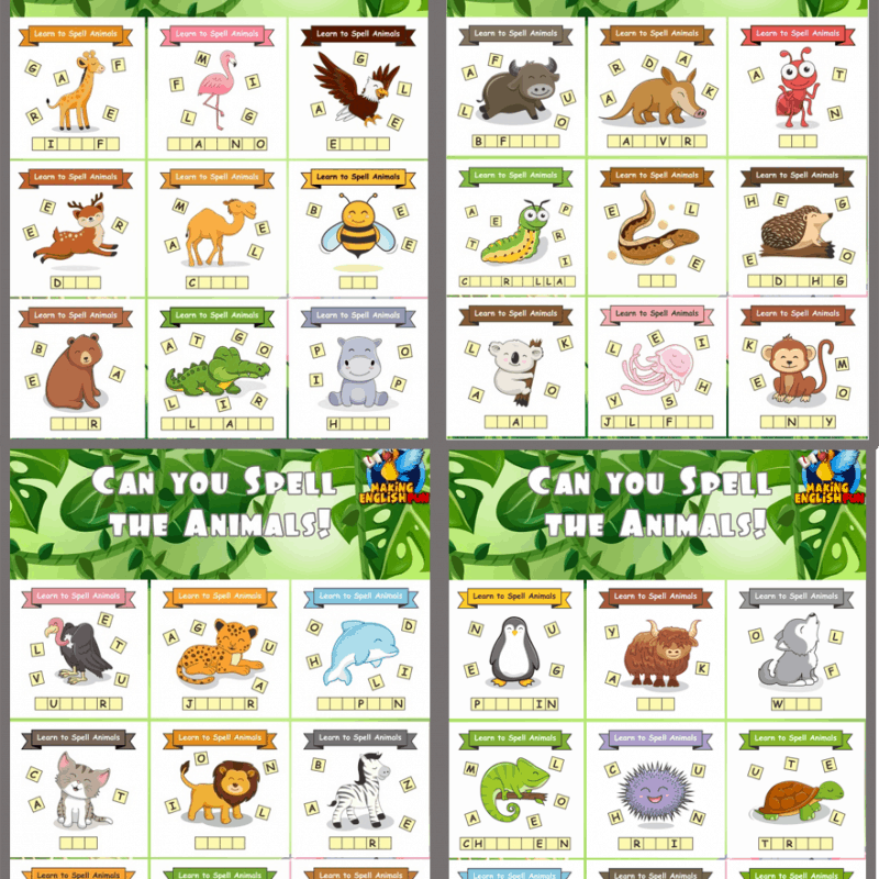 Alphabet Card GamesMaking English Fun