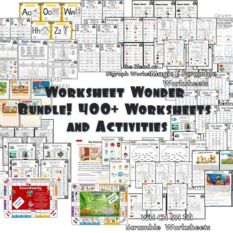 Farming Phonics – SHort and Long Vowel WorksheetsMaking English Fun