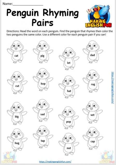 100 + Free CVC Worksheets, Activities and games.Making English Fun