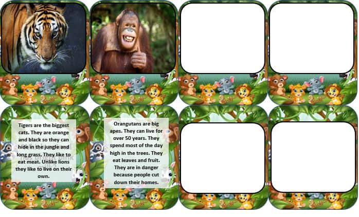 Animal Antics – Animal Matching GameMaking English Fun