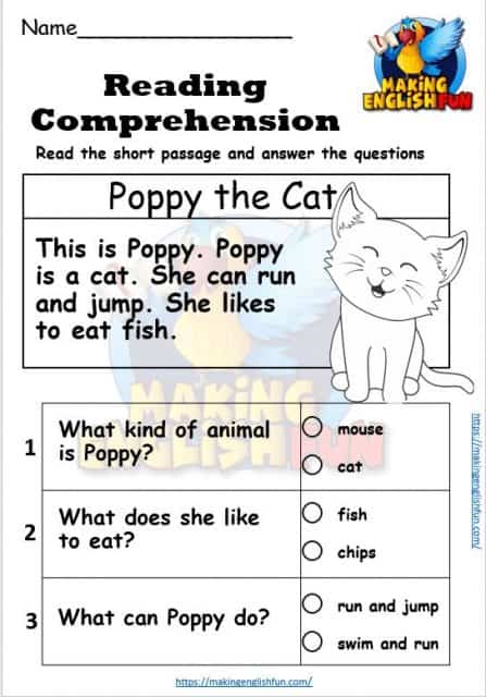 40+ Reading Comprehension Kindergarten to Grade 1 – Short StoriesMaking ...