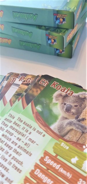 4 x Classroom Bundle: Animal Antics English Education Trumps Game for ...