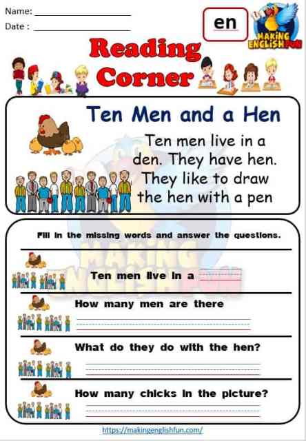 FREE CVC READING CARDS – SHORT VOWEL EMaking English Fun