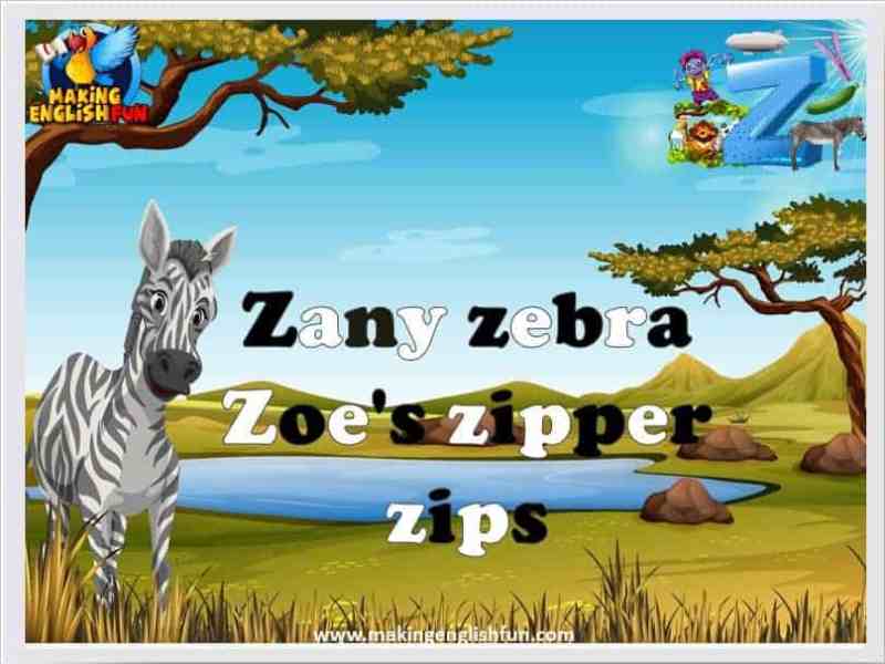 26 A to Z Alphabet Tongue TwistersMaking English Fun