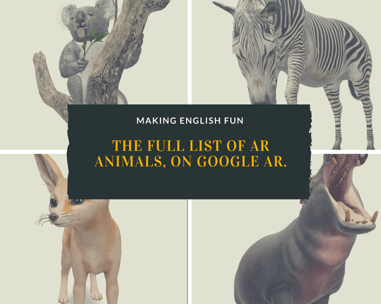 What is the Full List of Ar Animals, Dinosaurs, Insects On Google ...