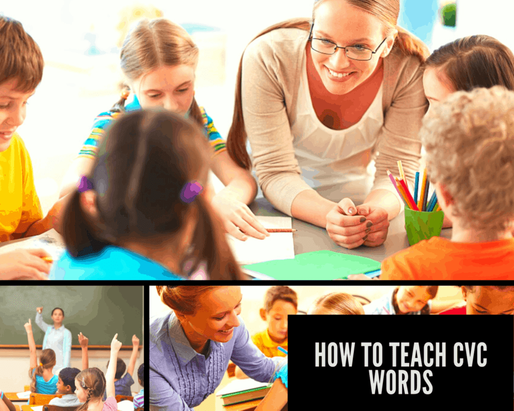 How to Teach CVC Words to Children with activities and games.Making ...