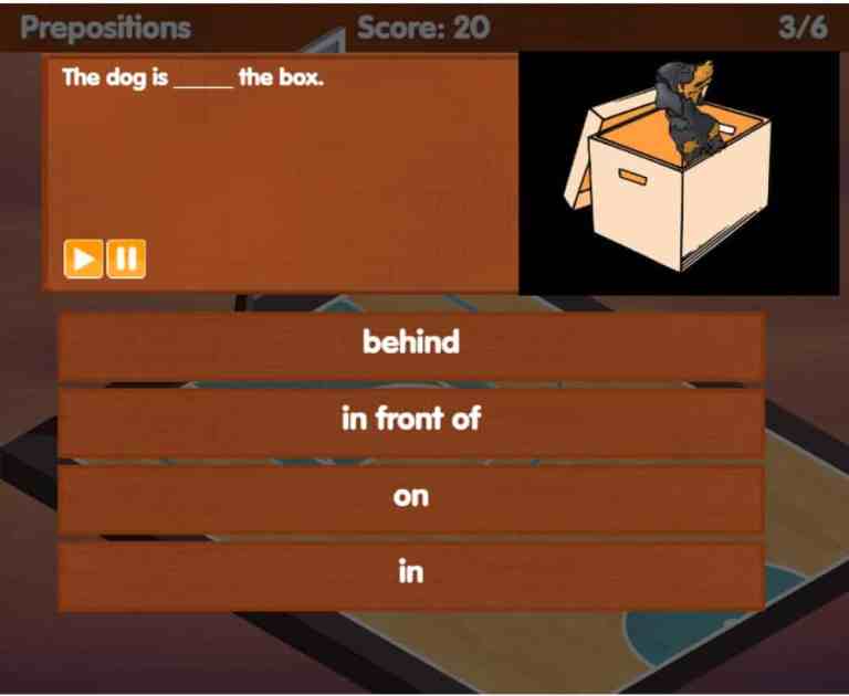 The Best Free Online Prepositions GamesMaking English Fun