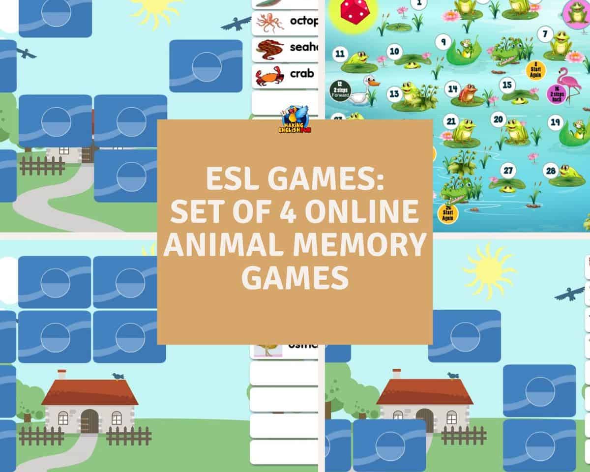The Best Free Online Animal Games For English Classrooms.Making English Fun