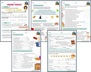 Free Perfect Present Tense Worksheets – Grade 5Making English Fun