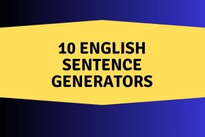 English Sentence GeneratorsMaking English Fun