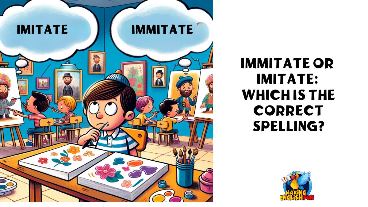 Imitate or Immitate: Which is the Correct Spelling?Making English Fun